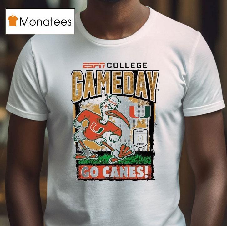 Miami Hurricanes Cfp '25 2026 Go Canes Gameday Mascot Shirt – Teleteeshirt